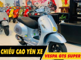 Chiều cao yên xe Vespa Sprint bao nhiêu? Nam cao 1m6 đi có phù hợp?