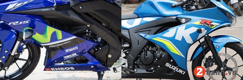 So sánh Yamaha R15 2022 với Suzuki GSX-R150