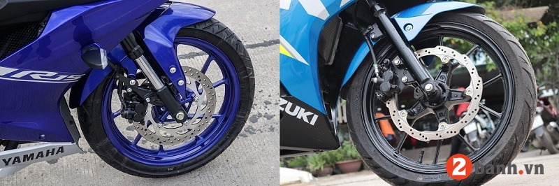So sánh Yamaha R15 2022 với Suzuki GSX-R150