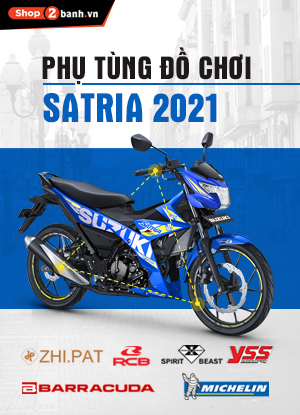 Giá xe Satria 2021 | Xe máy Suzuki Satria F150 mới nhất hôm nay